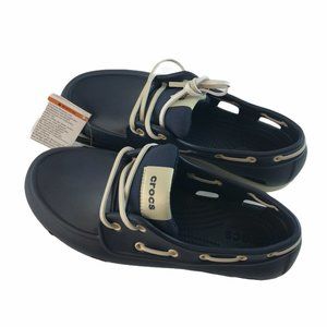 CROCS | Shoes | Crocs Mens Classic Boat Shoes 2633846k Navy | Poshmark